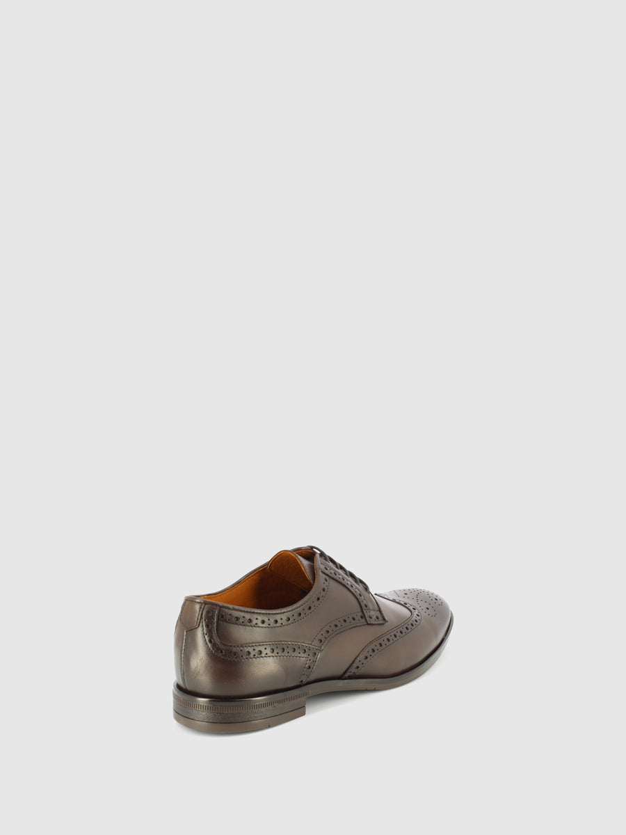 Sapatos com Atacadores em Castanho – Foreva