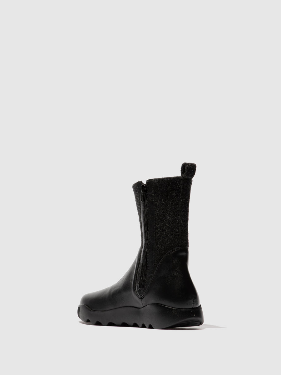 Botas com Fecho em Preto – Foreva