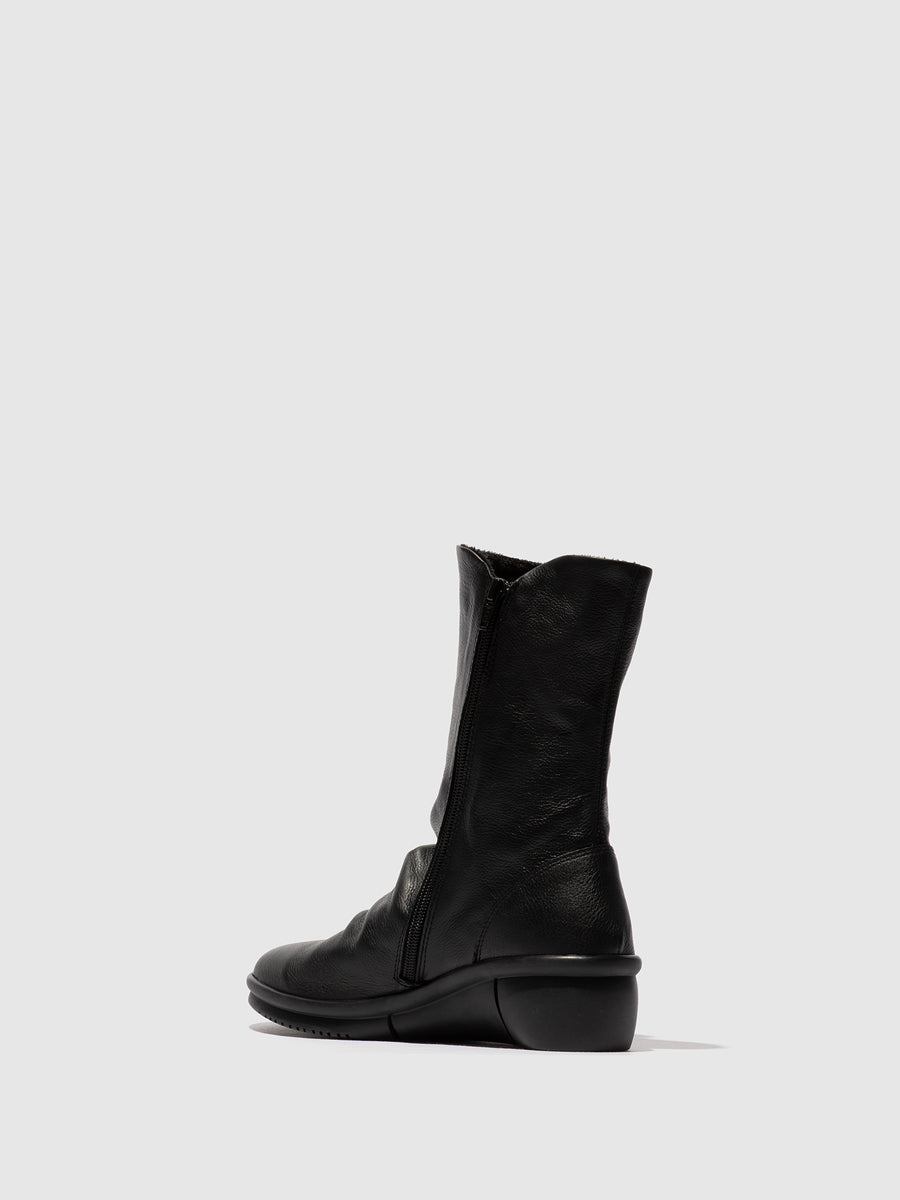 Botas com Fecho em Preto – Foreva